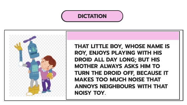DICTATION