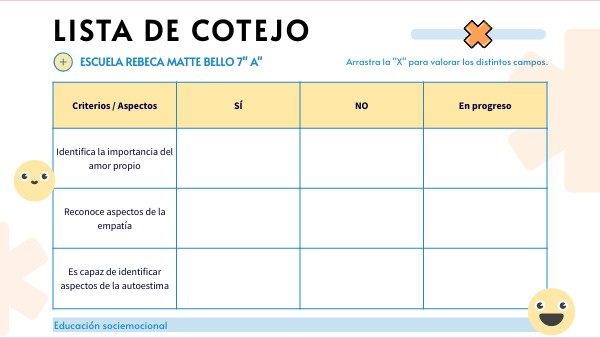 LISTA COTEJO | Genially