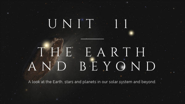 G7 Science : Unit 11 The Earth & Beyond | Genially
