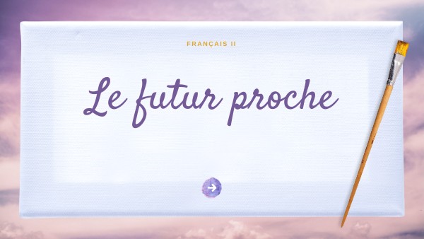 Le futur proche | Genially