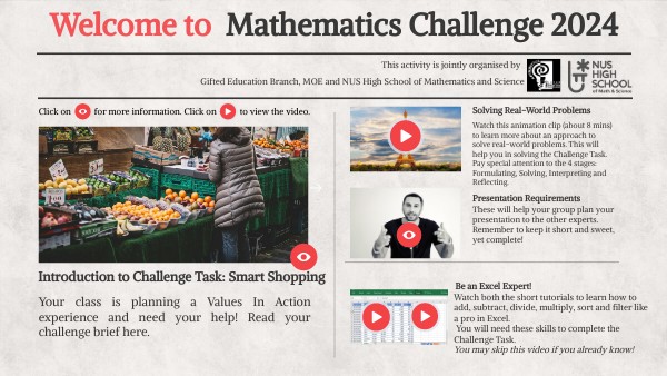 2024 Introduction to Maths Challenge | Genially