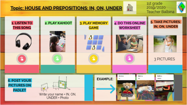TOPIC: HOUSE AND PREPOSITIONS. Teacher Balbina.
