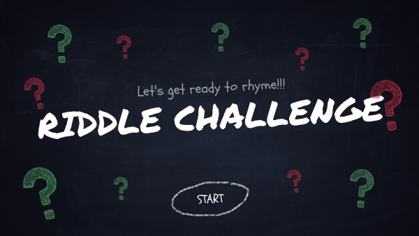 Rhyme Riddle Challenge