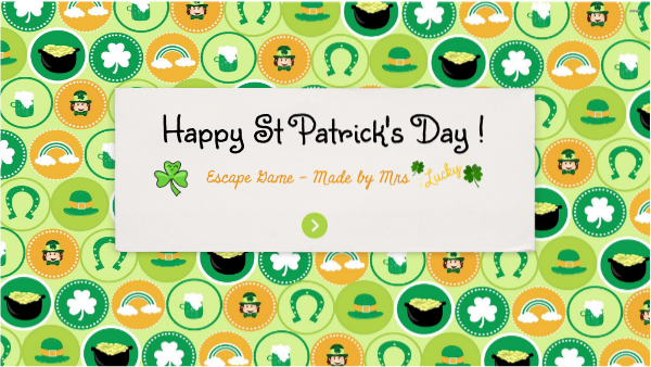Escape Game St Patrick's day | Genially