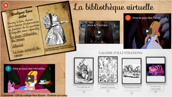 La bibliothèque virtuelle d'Alice