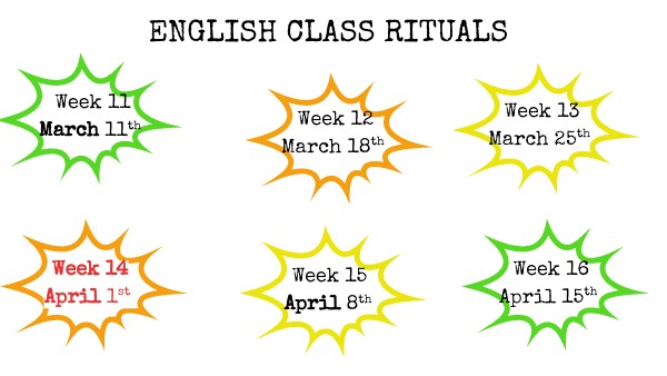 RITUALS March / April 3e 2 | Genially