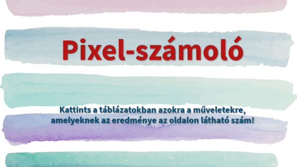 Pixel-számoló | Genially