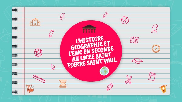 Présentation HG/EMC Seconde P.TROUBAT