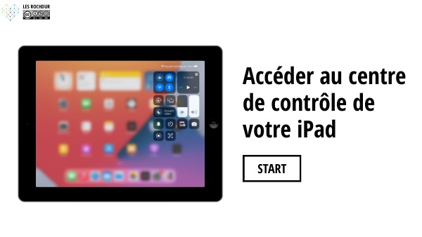 Accéder au centre de contrôle de votre iPad - Tuto