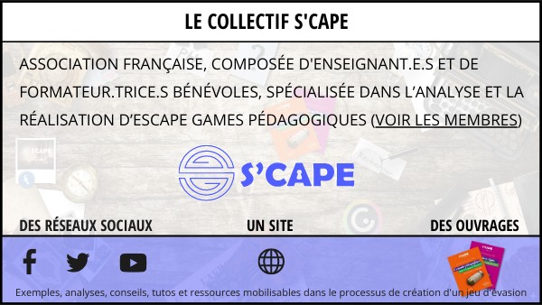 Qui est le collectif S'cape ? | Genially