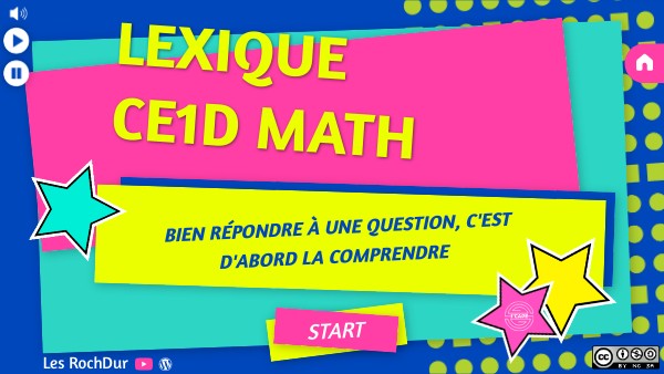 🛠️ LEXIQUE CE1D MATH | Genially