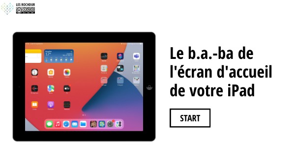 B.A.-BA de l'écran d'accueil de votre iPad - Tuto