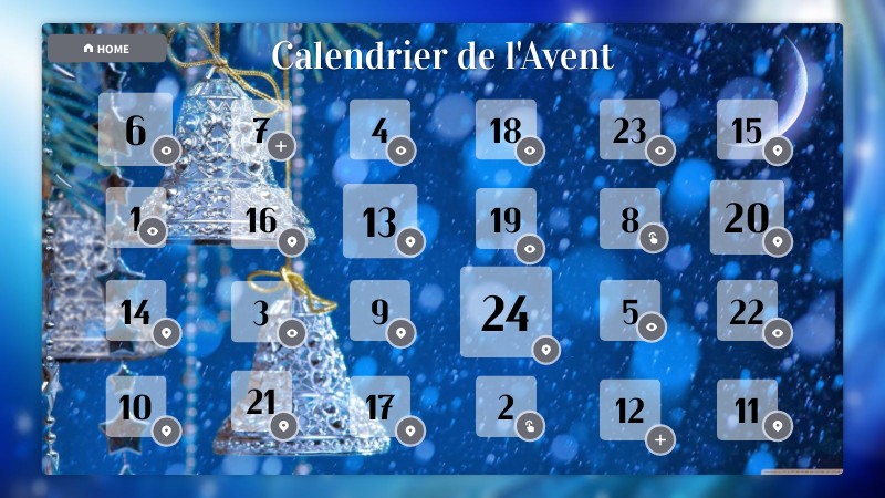 Calendrier de l'Avent | Genially
