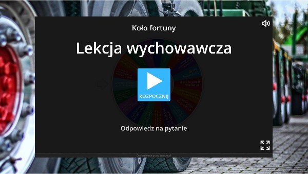 Lekcja wychowawcza