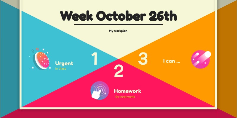 Workplan October 26th - 29th