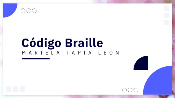 Código Braille | Genially