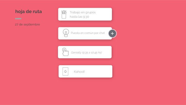 Hoja de ruta U3 Eco | Genially