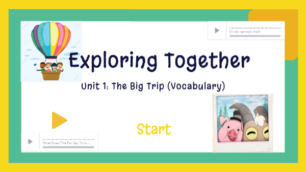 The Big Trip Vocabulary
