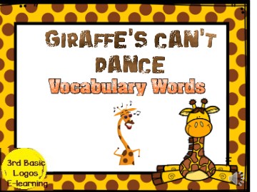 VOCABULARY GIRAFFES CAN´T DANCE | Genially