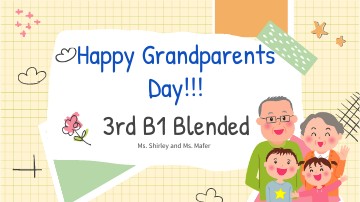 3rd B1 grandparents day presentation