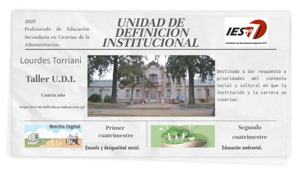 Portfolio Unidad de Definición Institucional