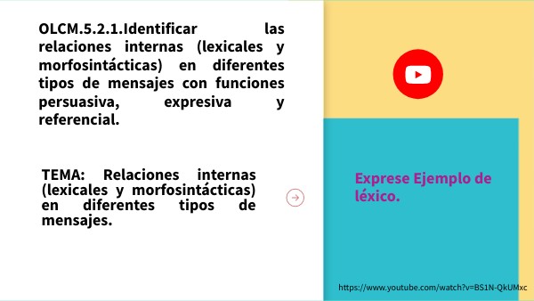 LEXICALES TERCERO 21 DE JUNIO | Genially