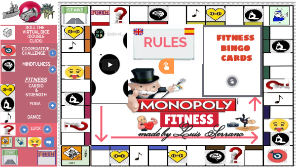 PHYSICAL EDUCATION MONOPOLY | Genially