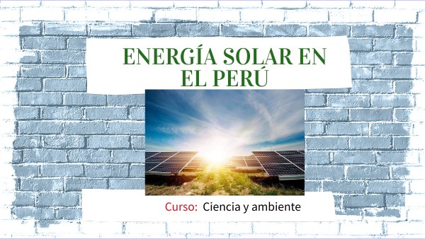 energía solar 3ro prim | Genially
