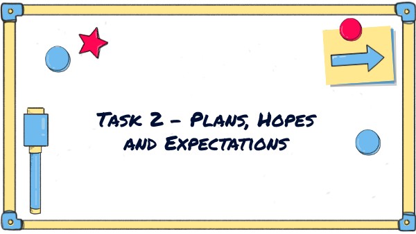 Task 2 - Plans, Hopes and Expectations