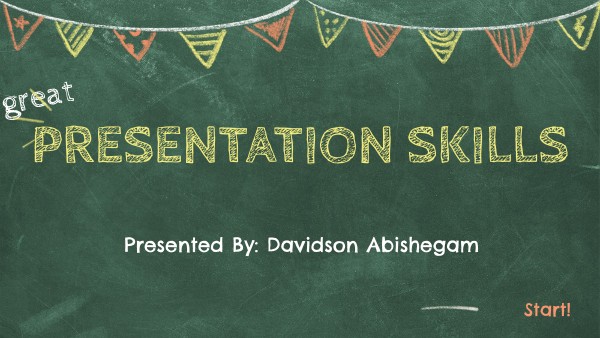 ANIMATED CHALKBOARD PRESENTATION | Genially