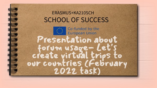 presentation Let's create virtual trips to our countries (February tas | Genially