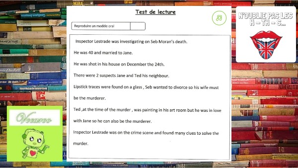 3°, S3, s14 Test de lecture | Genially