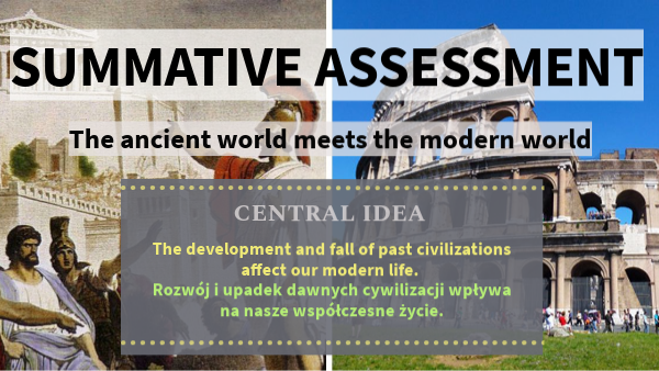 The ancient world meets the modern world (Summative Assessment)
