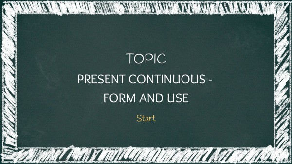 PRESENT CONTINUOUS 6 grade | Genially