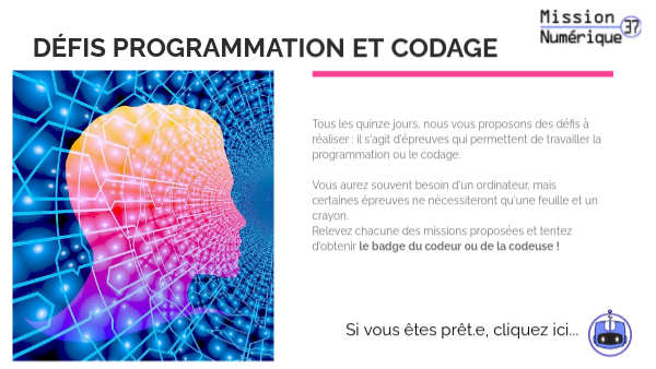 Défis Programmation | Genially