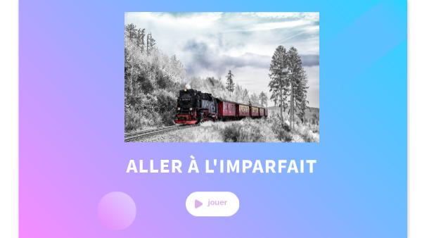 aller à l'imparfait | Genially