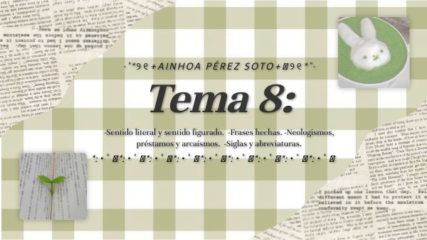 Tema 8:Lengua