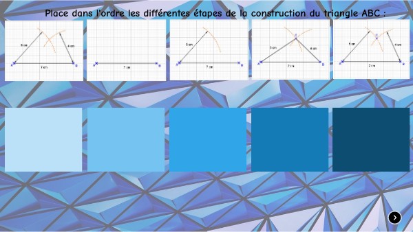Construction TRIANGLES 1 - 5ème | Genially