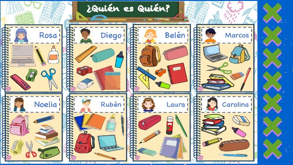 Quién es Quién - Material escolar | Genially