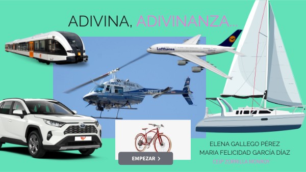 ADIVINANZAS TRANSPORTES | Genially