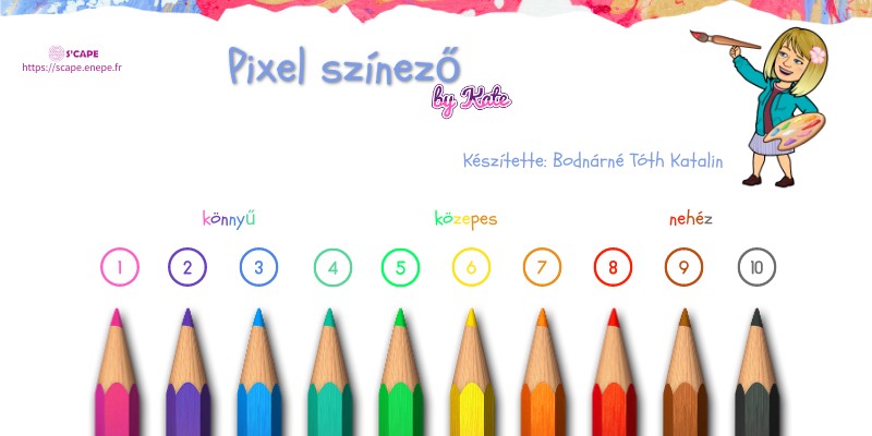 Pixel színező | Genially