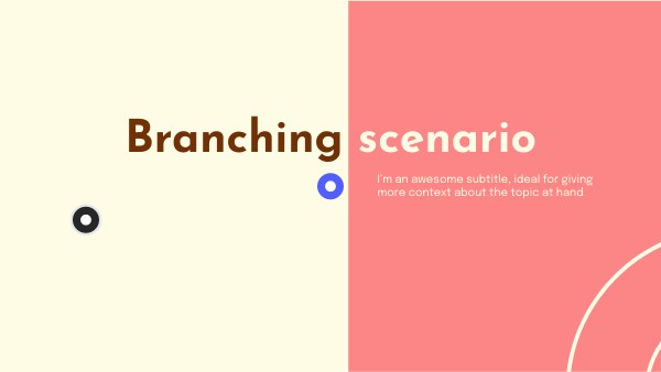 Scenario ramificato ii | Genially