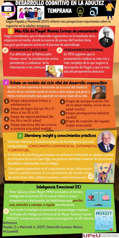 DESARROLLO COGNITIVO EN LA ADULTEZ TEMPRANA