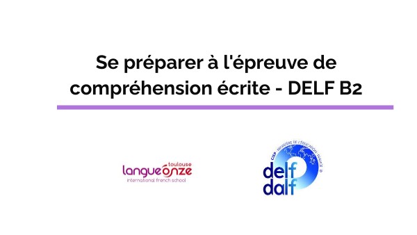 EN LIGNE DELF B2 CE | Genially