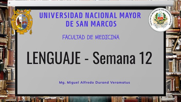 SEMANA 12 - LENGUAJE | Genially