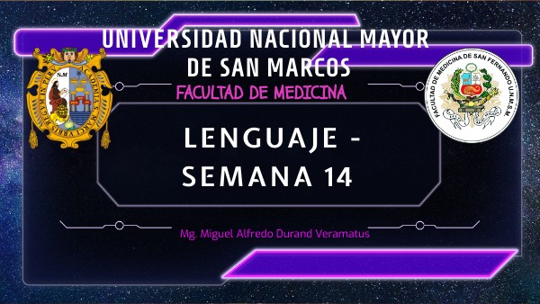 LENGUAJE - SEMANA 14 | Genially