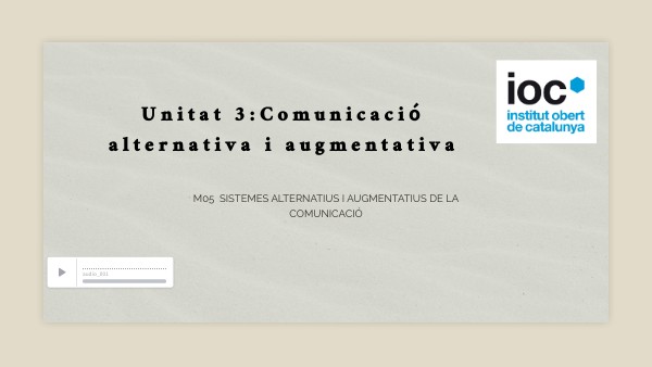 Presentació Unitat 3 ISO M05 | Genially