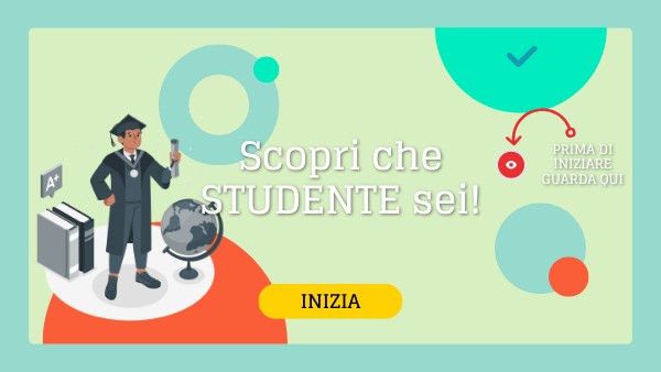 SCOPRI CHE STUDENTE SEI | Genially