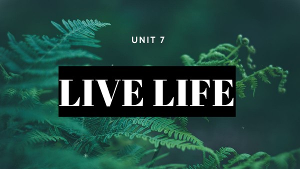 UNIT 7 LIVE LIFE VOCABULARY | Genially