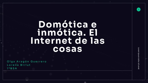 Domótica e inmótica. El Internet de las cosas